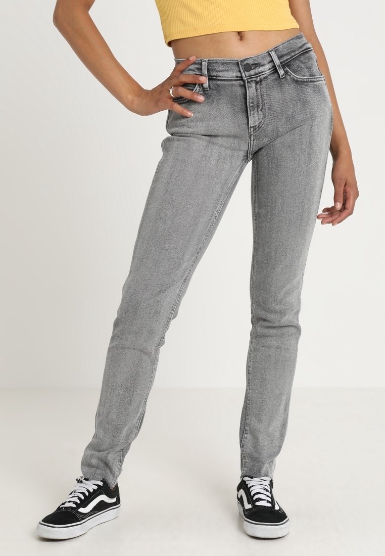 Levi's® Line 8 Jeans Skinny Fit - grey denim - (Pre-owned) - Zalando
