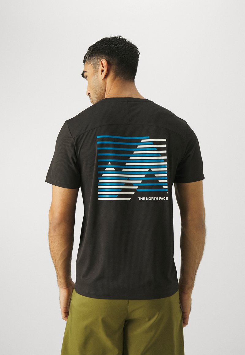 The North Face PERFORMANCE GRAPHIC TEE - T-Shirt print - black/schwarz ...