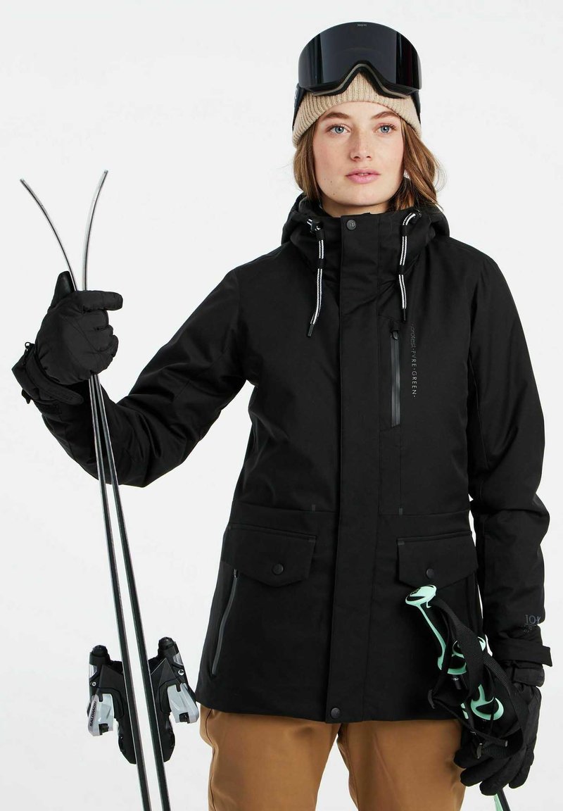 Protest PRTCHESSIE - Snowboard jacket - true black/black - Zalando