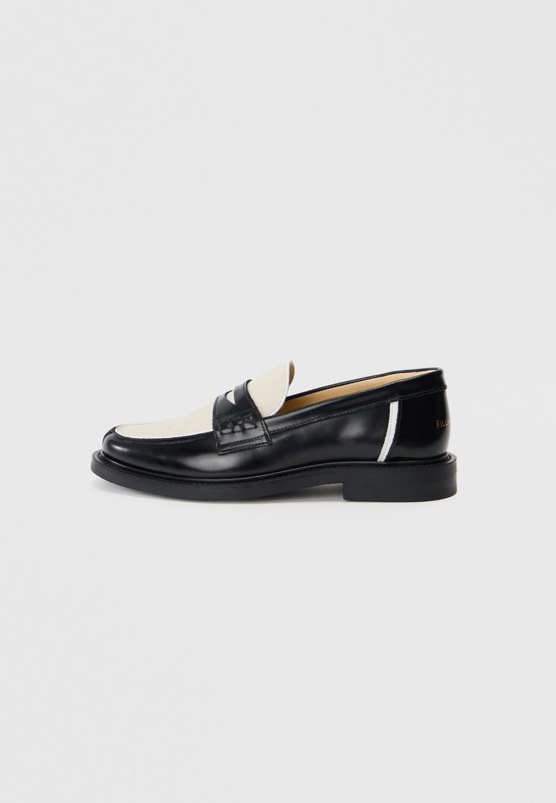 Filling Pieces GOWTU SOLID - Chaussons - off white/noir - ZALANDO.FR