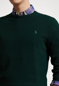 Polo Ralph Lauren LONG SLEEVE - Strickpullover - hunt club green/grün - Zalando.de