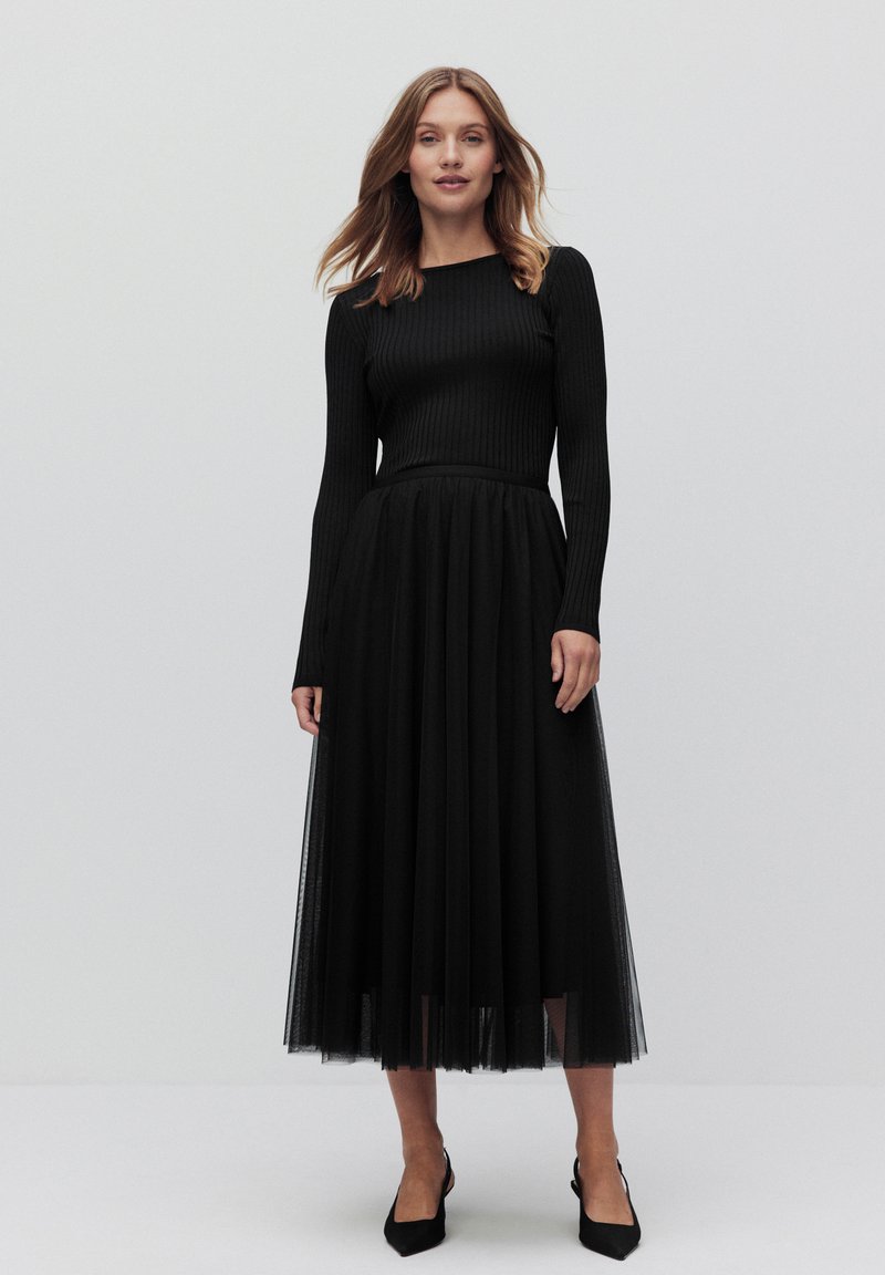STOCKH LM MATILDE TULLE PREMIUM - A-lijn rok - black/zwart - Zalando.nl