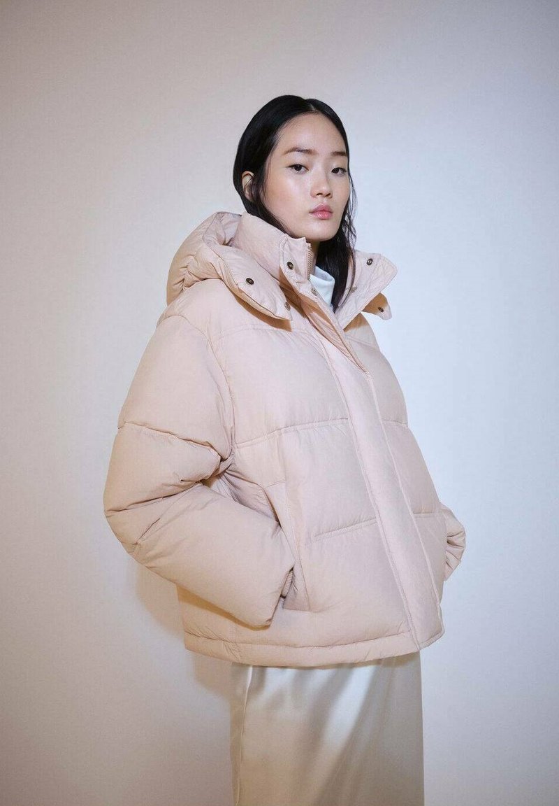 Mango NEPAL - Winter jacket - rosa pastel/stone - Zalando.ie