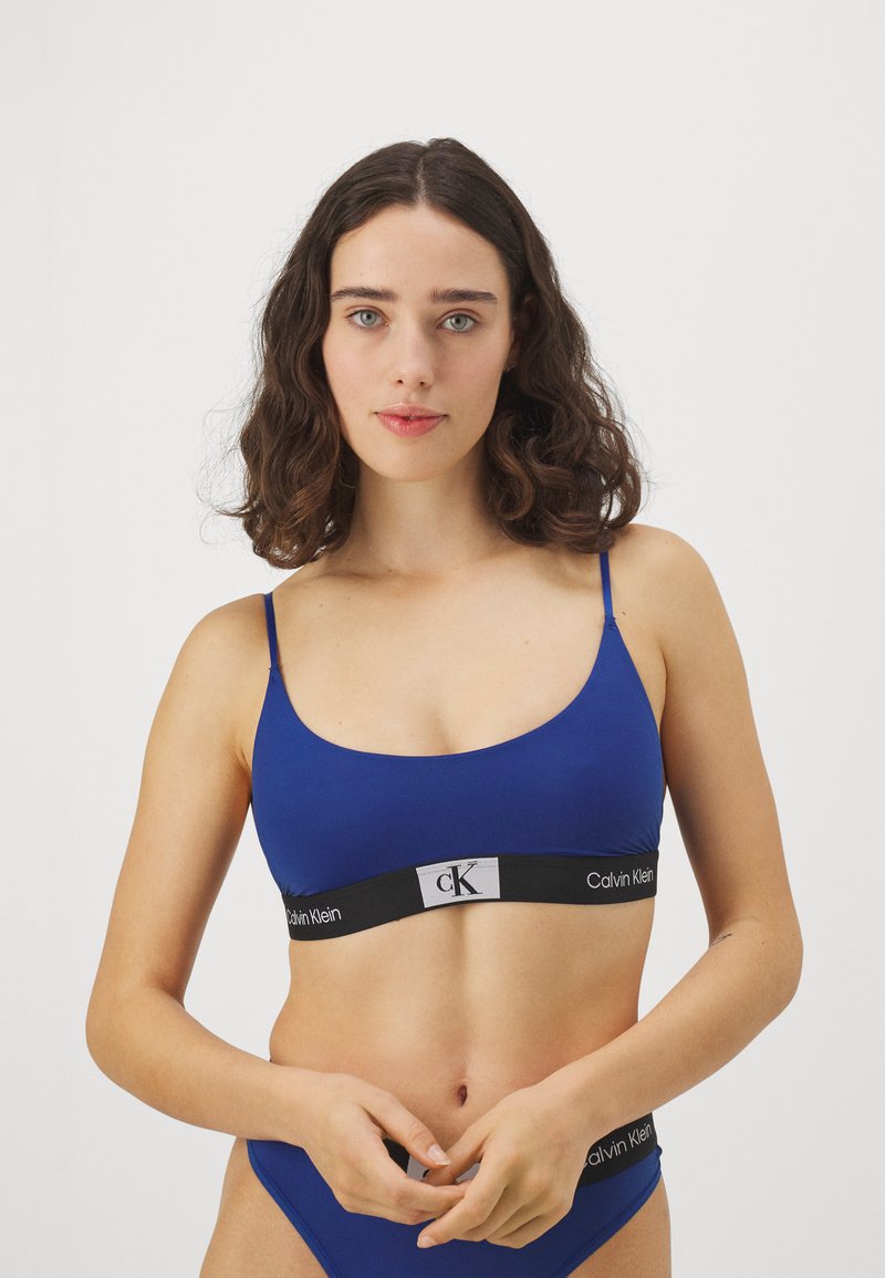 Calvin Klein Underwear LINED BRALETTE - Bustier - limoges/dunkelblau - Zalando