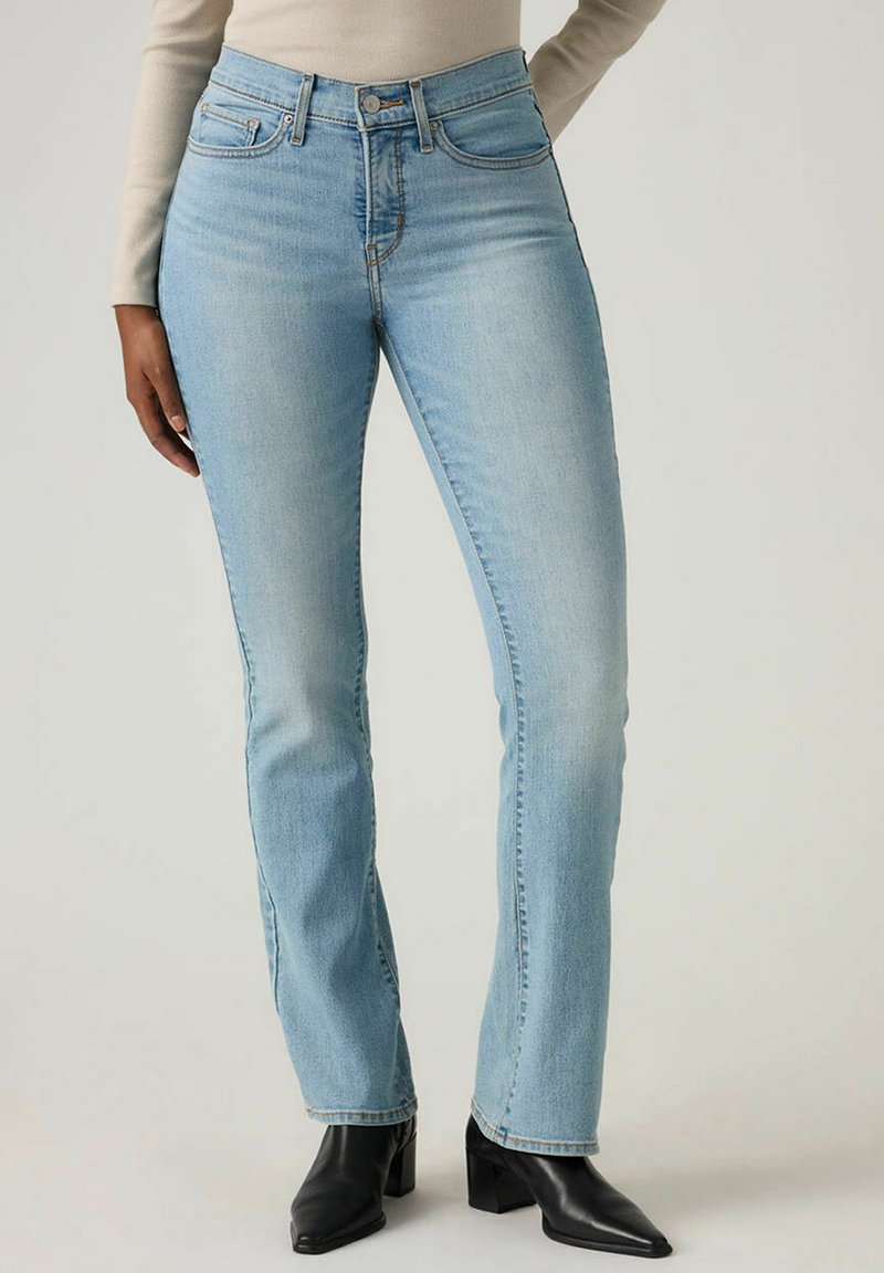 Levi's® Bootcut jeans - grassy sassy/light-blue denim - Zalando