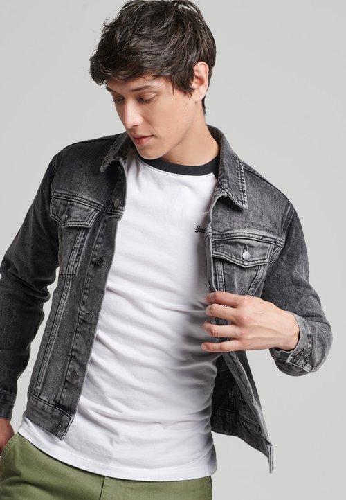Redefined Rebel JASON JACKET - Cowboyjakker - lava stone/black denim ...