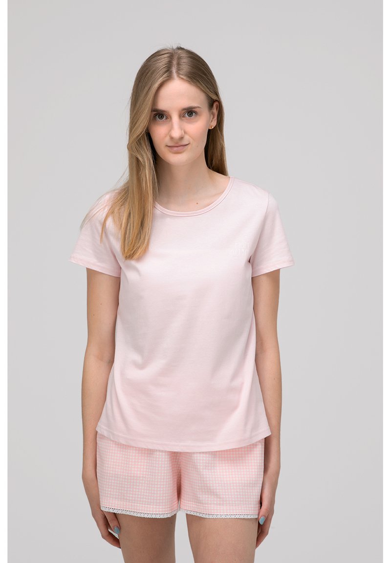 Mon Amie SET - Pyjama - pink/donkerroze - Zalando.be