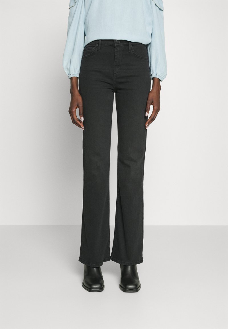 True Religion HIGHRISE - Bootcut-farkut - black/musta - Zalando.fi