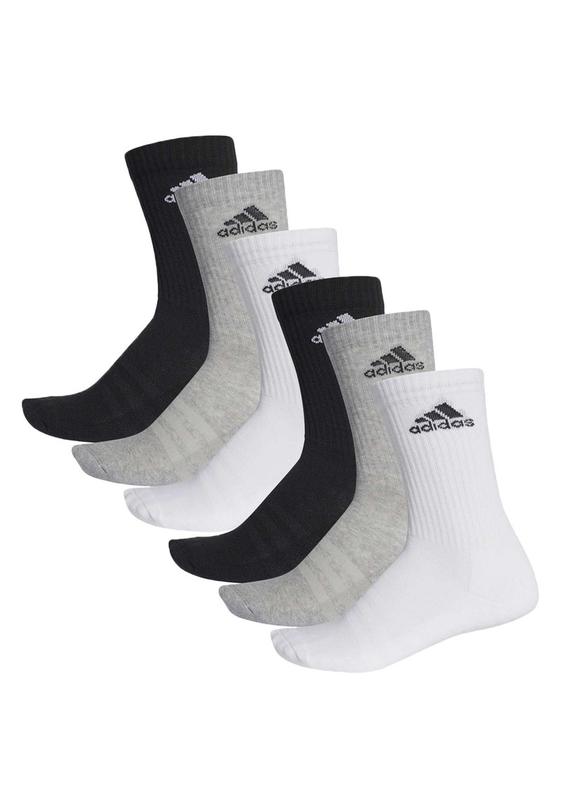 adidas Performance 6 PACK UNISEX - Sportsocken - grey melange ...