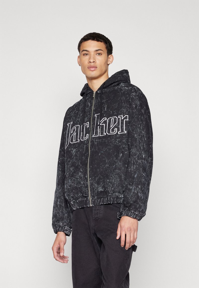 Jacker JACKET DARKSIDE UNISEX - Denim jacket - black - Zalando