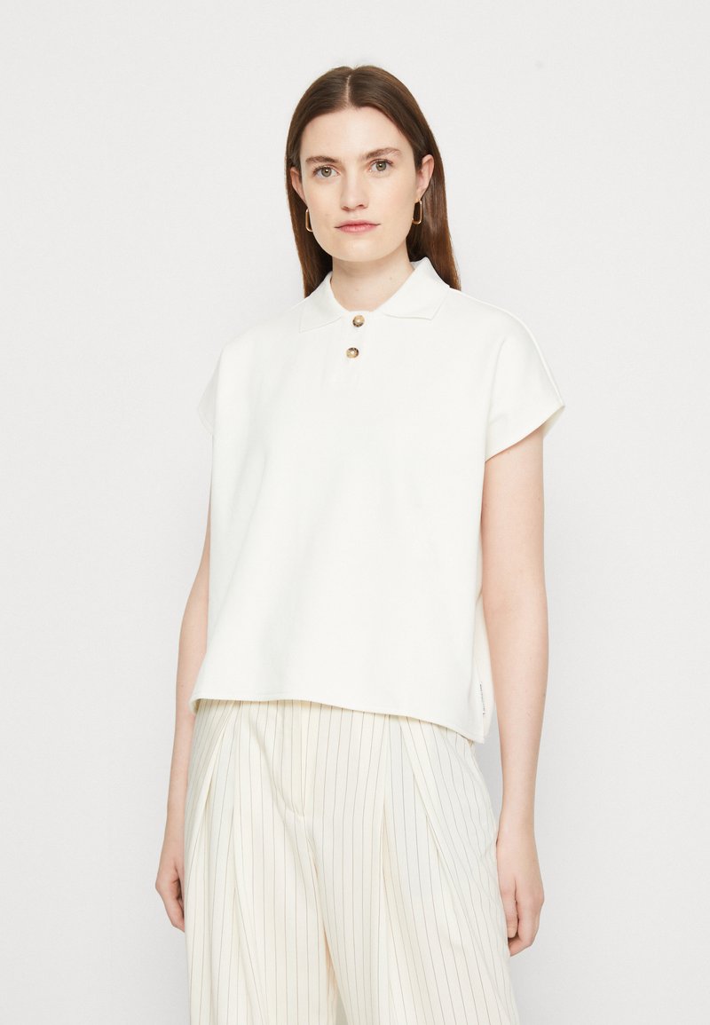 Marc O'Polo DENIM SHORTSLEEVE BUTTON PLACKET - Poloshirt - scandinavian ...