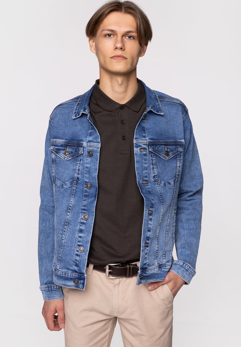 Lee Cooper MAURO - Kurtka jeansowa/niebieski denim - Zalando.pl