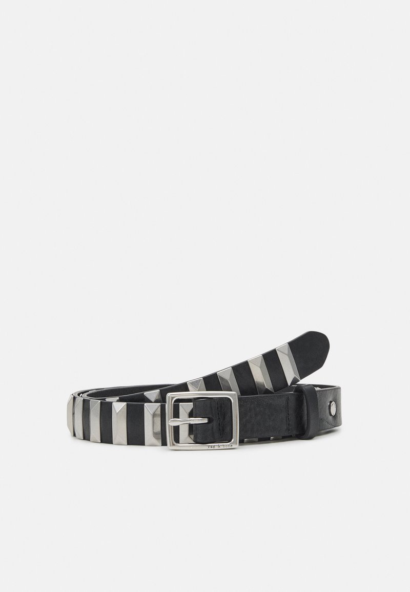 rag & bone STUDDED BABY BOYFRIEND BELT - Belt - black - Zalando.de