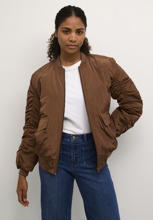 Neon & Nylon NEOCOLEEN JACKET - Chaquetas bomber - brown/marrón ...