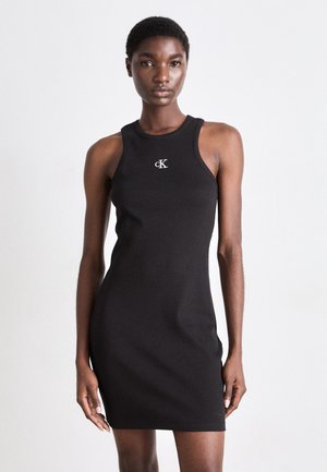 Calvin Klein Jeans LABEL TANK - Top - bright white/white - Zalando.co.uk