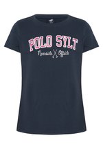 Polo Sylt IM LOGO-LOOK - Print T-shirt - total eclipse/dark blue - Zalando