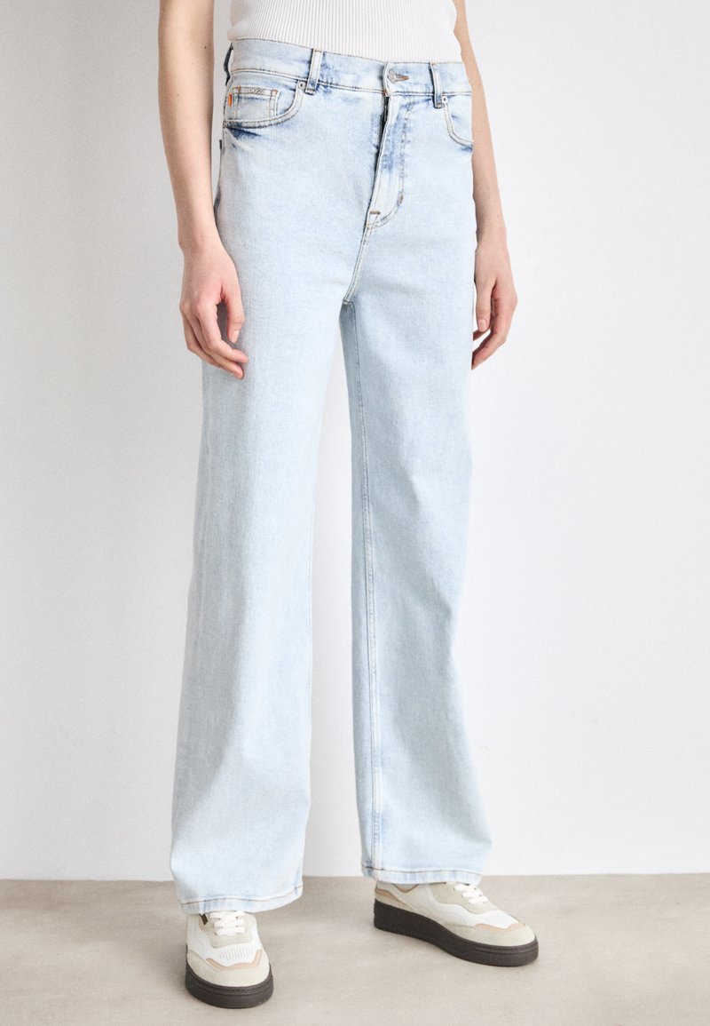 BOSS MARLENE - Straight leg jeans - medium blue/blue - Zalando.co.uk