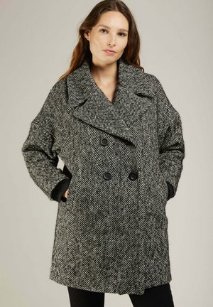 Cache Cache GERADER MIT KNÖPFEN - Manteau court - noir - ZALANDO.FR