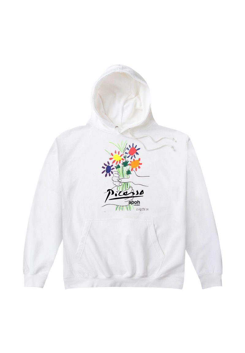 apoh London PICASSO FLOWERS OF PEACE - Hoodie - white/wit - Zalando.nl
