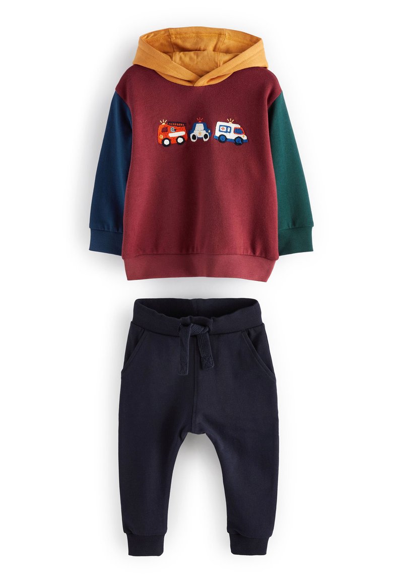 Next SET - Tracksuit - berry red crochet vehicles/red - Zalando