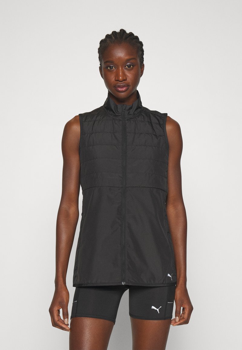 Puma RUN FAVORITE PUFFER VEST - Waistcoat - black - Zalando.ie