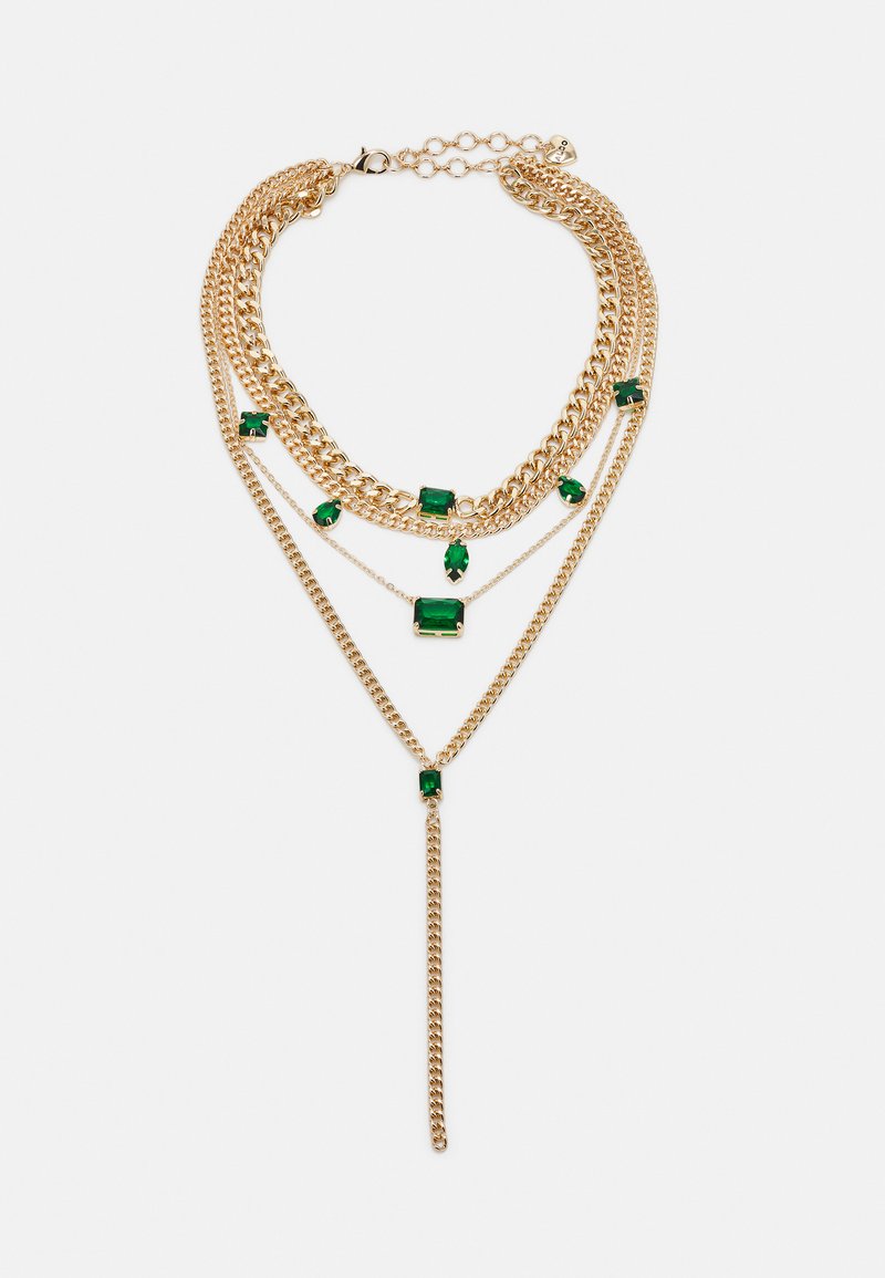 ALDO VALALERIA - Necklace - dark green/green - Zalando.co.uk