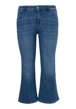 Triangle Flared Jeans - dunkelblau/donkerblauw - Zalando.nl