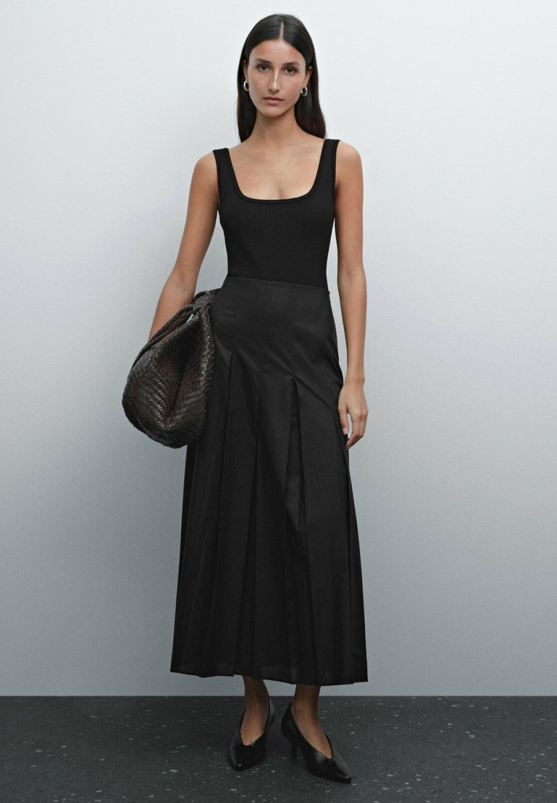 Massimo Dutti WITH TRIMS - Body - black - Zalando