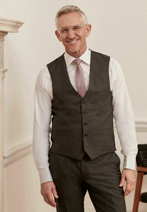 Next NOVA FIDES ITALIAN FABRIC TEXTURED - Weste - black/schwarz - Zalando.de