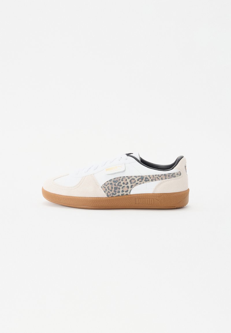 Puma PALERMO LEO UNISEX - Trainers - white/vapor gray/white - Zalando