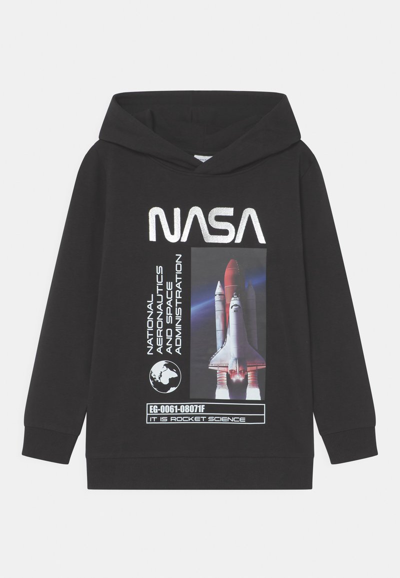 Name it NKMJAMEZ NASA HOOD UNISEX - Sweatshirt - black/schwarz - Zalando.de