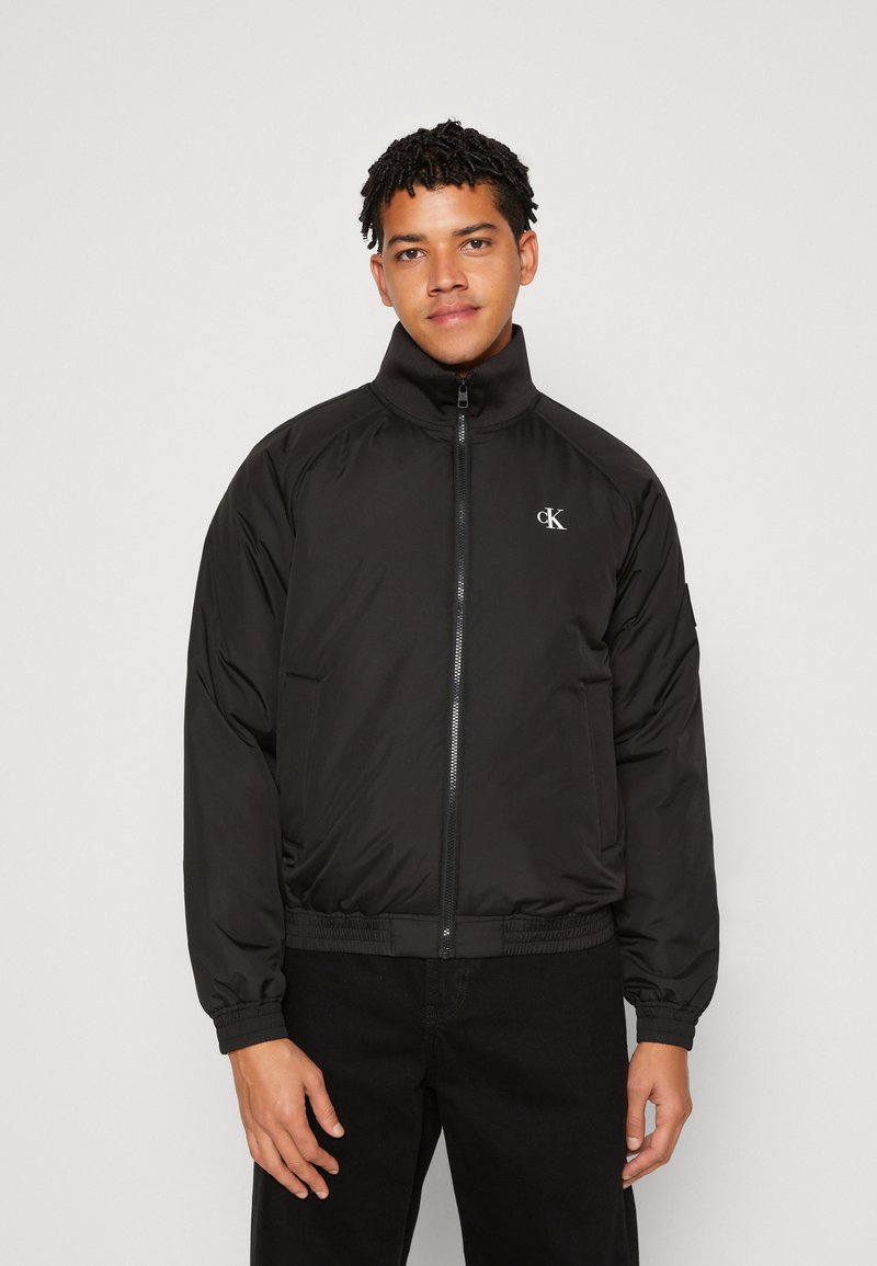 Calvin Klein Jeans PADDED HARRINGTON - Bomber Jacket - black - Zalando