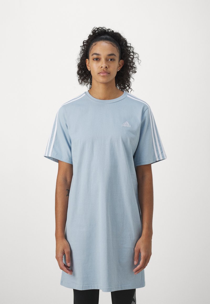 adidas Sportswear ESSENTIALS 3-STRIPES SINGLE BOYFRIEND - Robe en ...