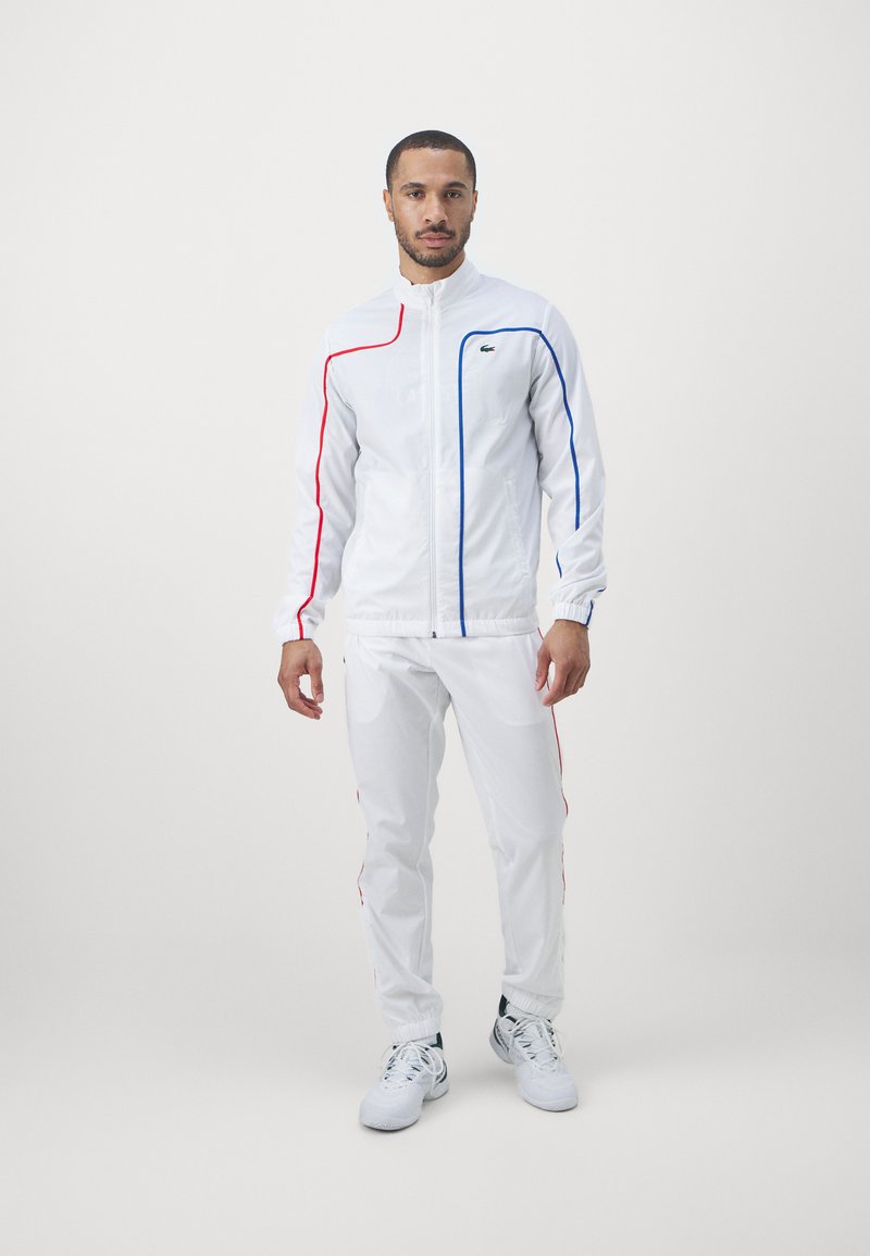 Lacoste Sport TRACKSUIT TENNIS PLAYERS - Salopetă sport - white/alb ...