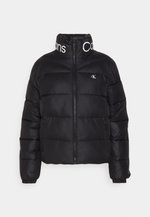 Calvin Klein Jeans FITTED PADDED JACKET - Winter jacket - ck black ...
