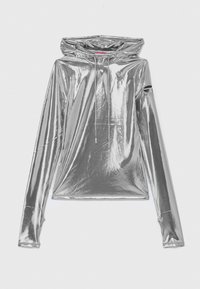 Diesel T-METAL-L1 - Long sleeved top - silver/silver-coloured - Zalando