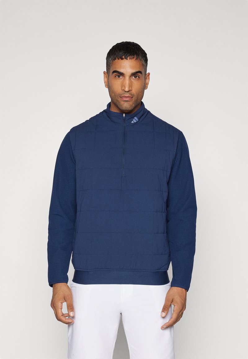adidas Golf MENS ULTIMATE QUILTED ZIP PULLOVER - Winter jacket - conavy ...