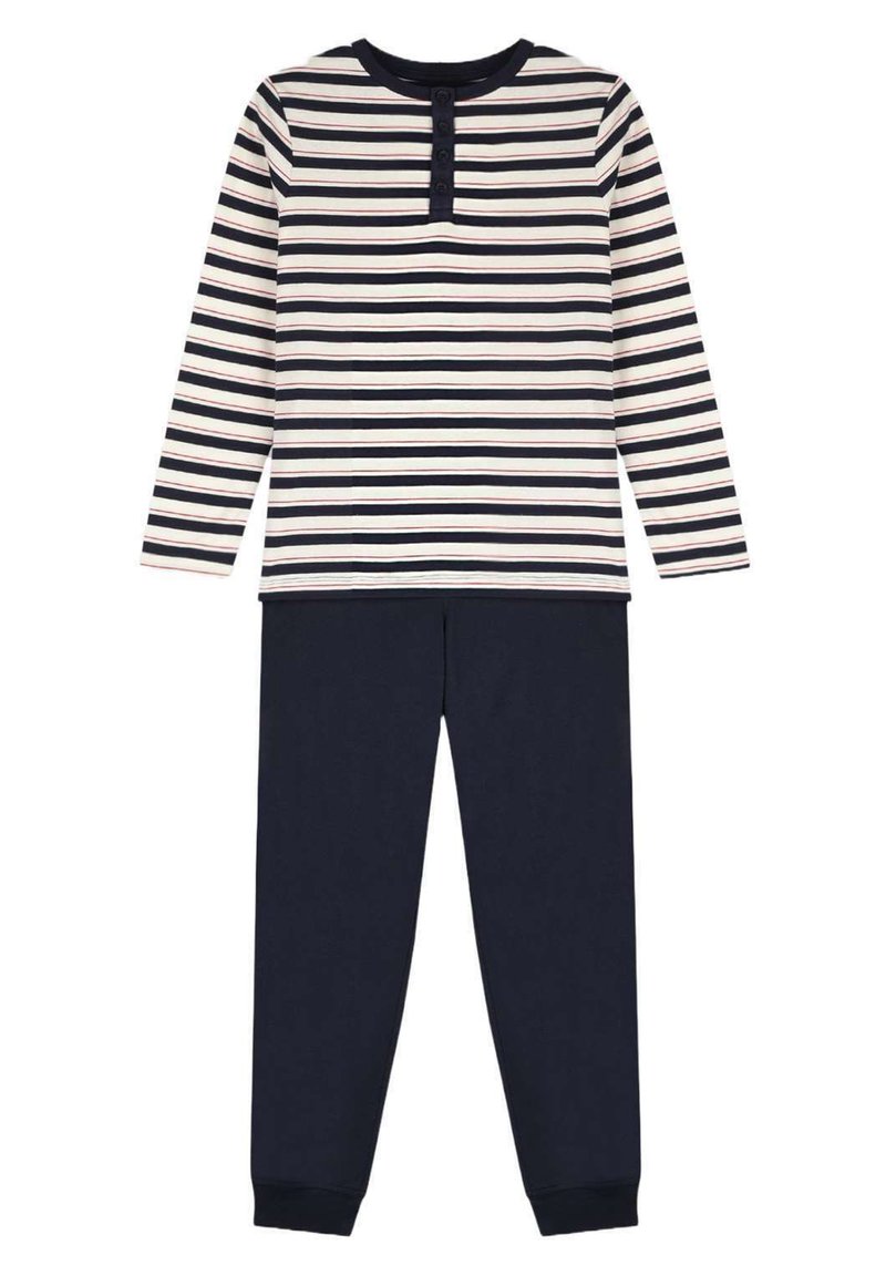Monoprix SET RAYE - Pyjama - marine/bleu marine - ZALANDO.FR