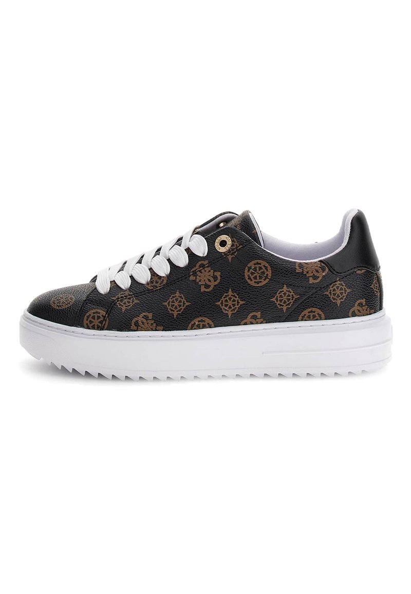Guess DENESA 4G- UND PEONY-LOGO - Trainers - braun/brown - Zalando