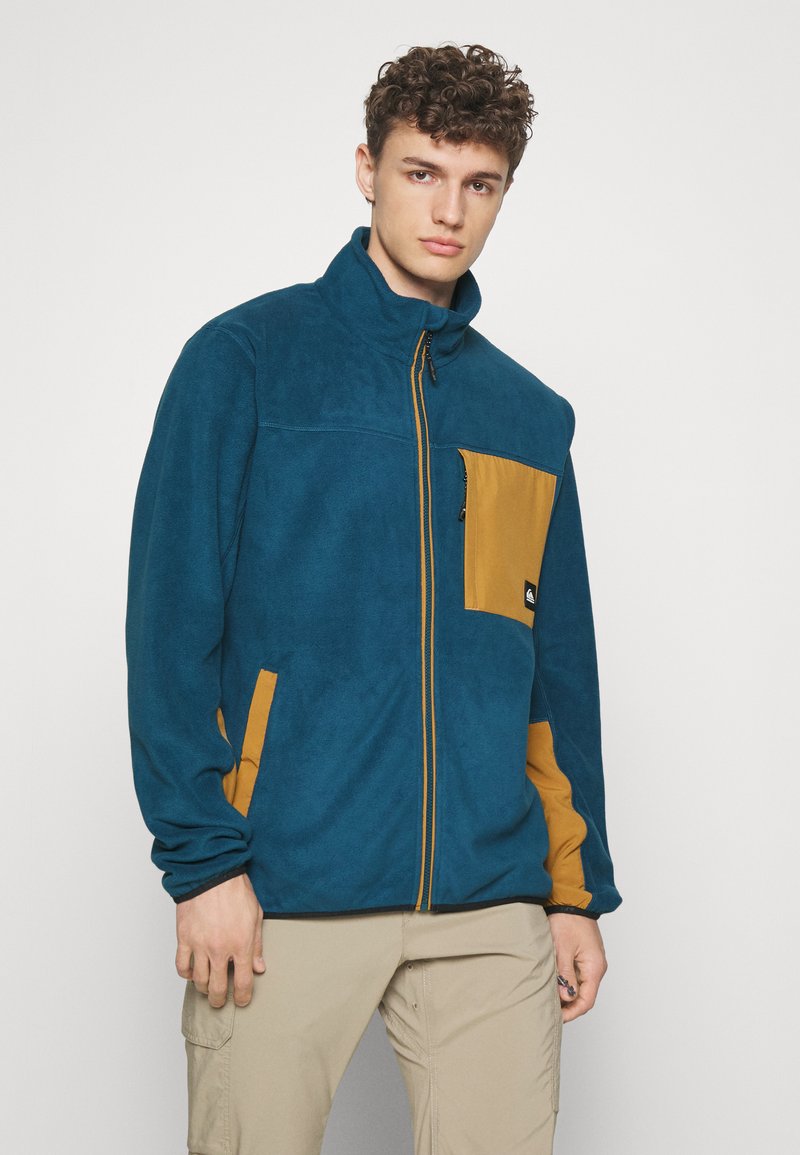 Quiksilver PEAK POINT - Fleece jacket - majolica blue/blue - Zalando.co.uk