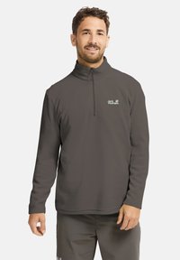 Jack Wolfskin TAUNUS - Fleecepullover - flint/braun - Zalando