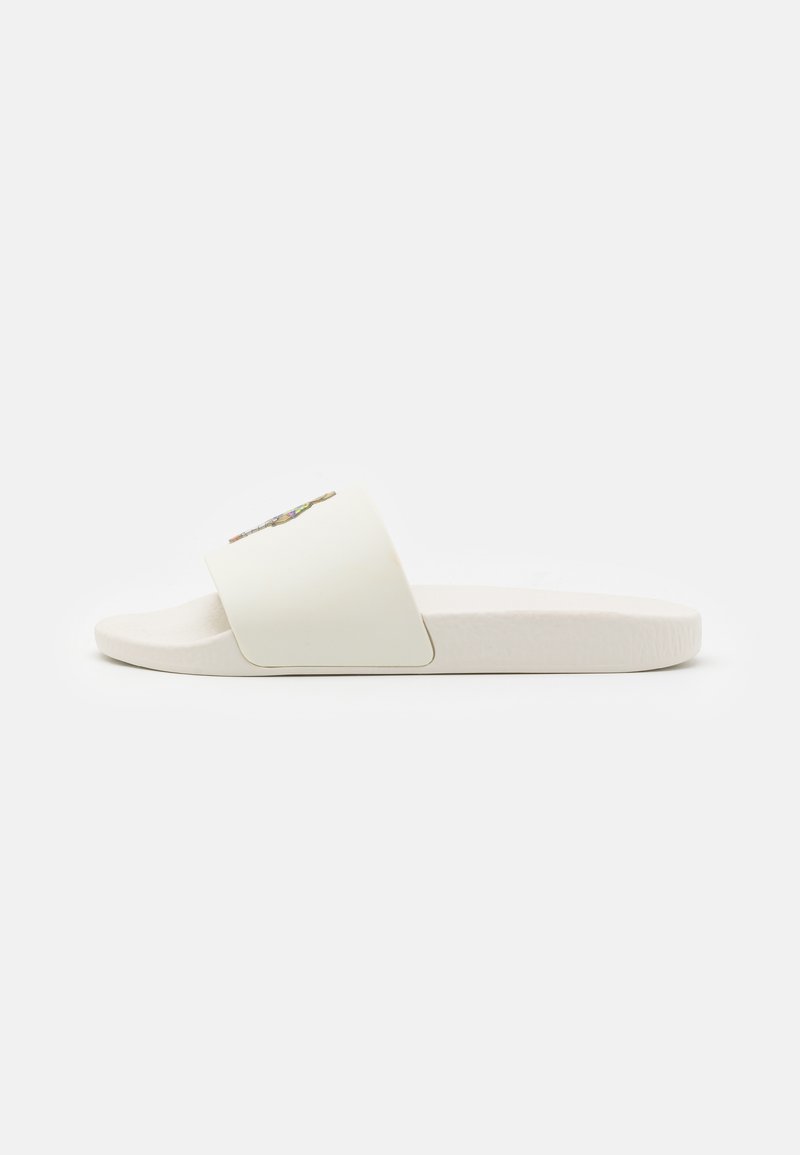 Polo Ralph Lauren SLIDE UNISEX - Pool slides - deckwash white/white ...