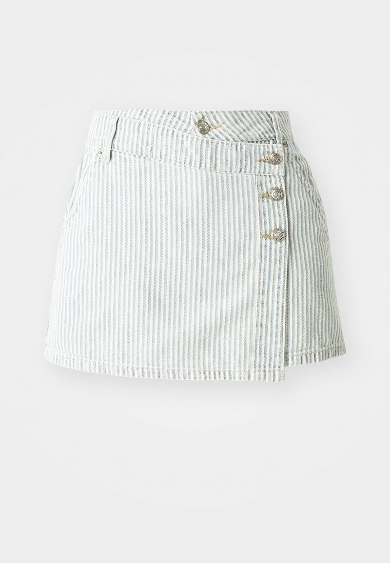 Free People WYNNE RAILROAD SKIRT - Wikkelrok - blue/blauw - Zalando.be