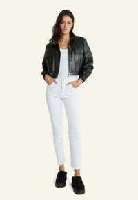 Serge Pariente LESLIE - Lederjacke - black/schwarz - Zalando.de