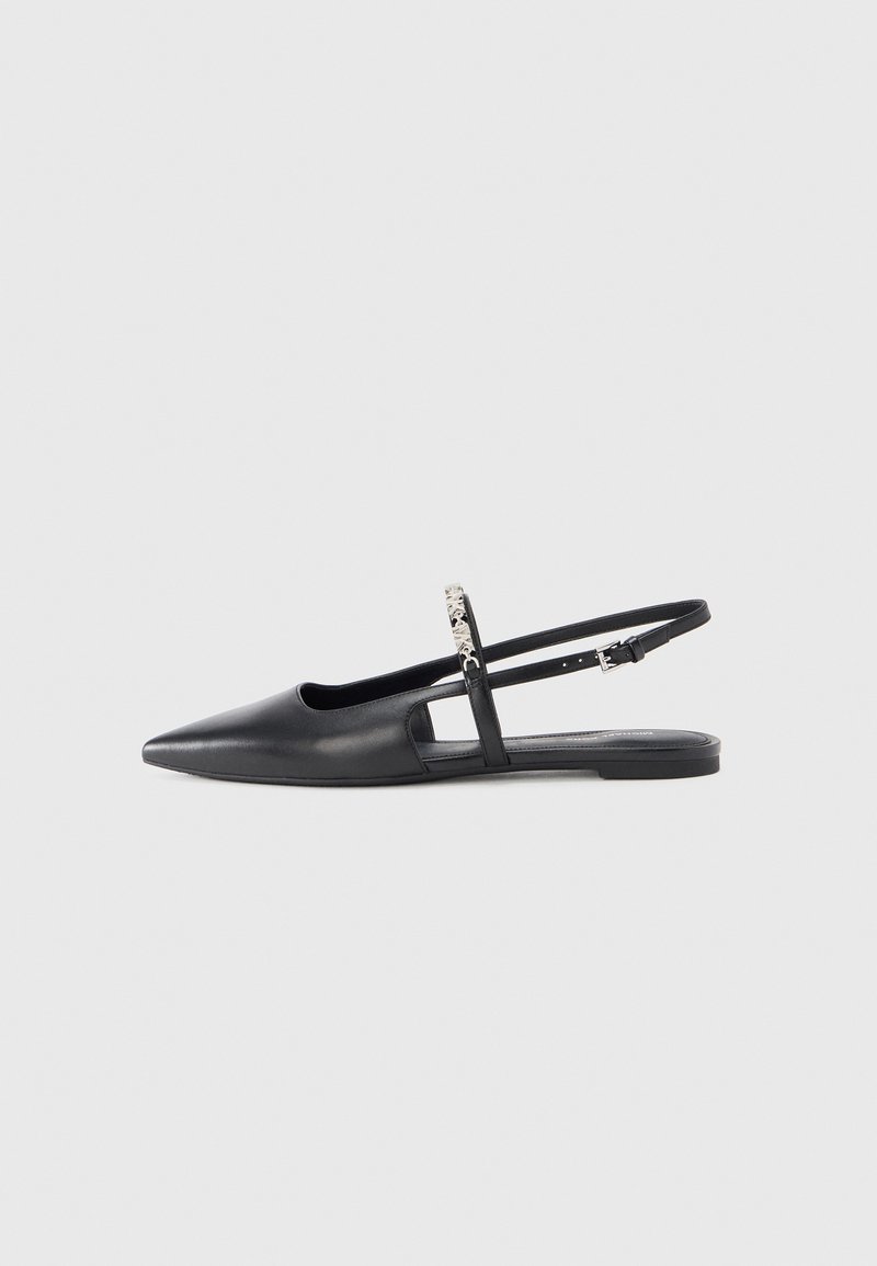 MICHAEL Michael Kors Slingback ballet pumps - black - Zalando