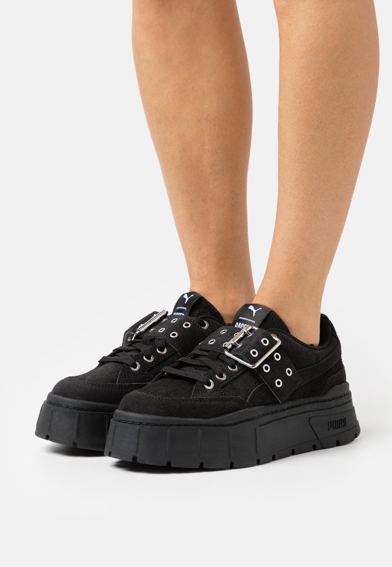 Puma MAYZE STACK THE RAGGED PRIEST - Sneaker low - black/schwarz ...