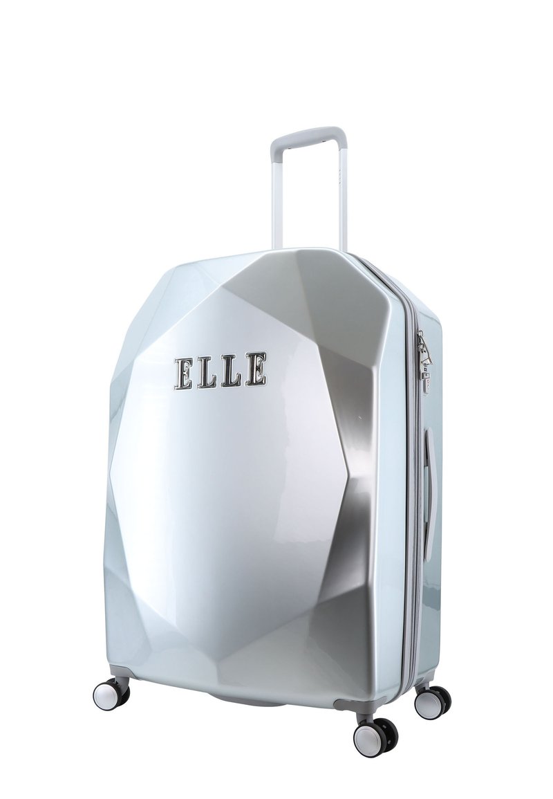 ELLE Wheeled suitcase - silver/silver-coloured - Zalando