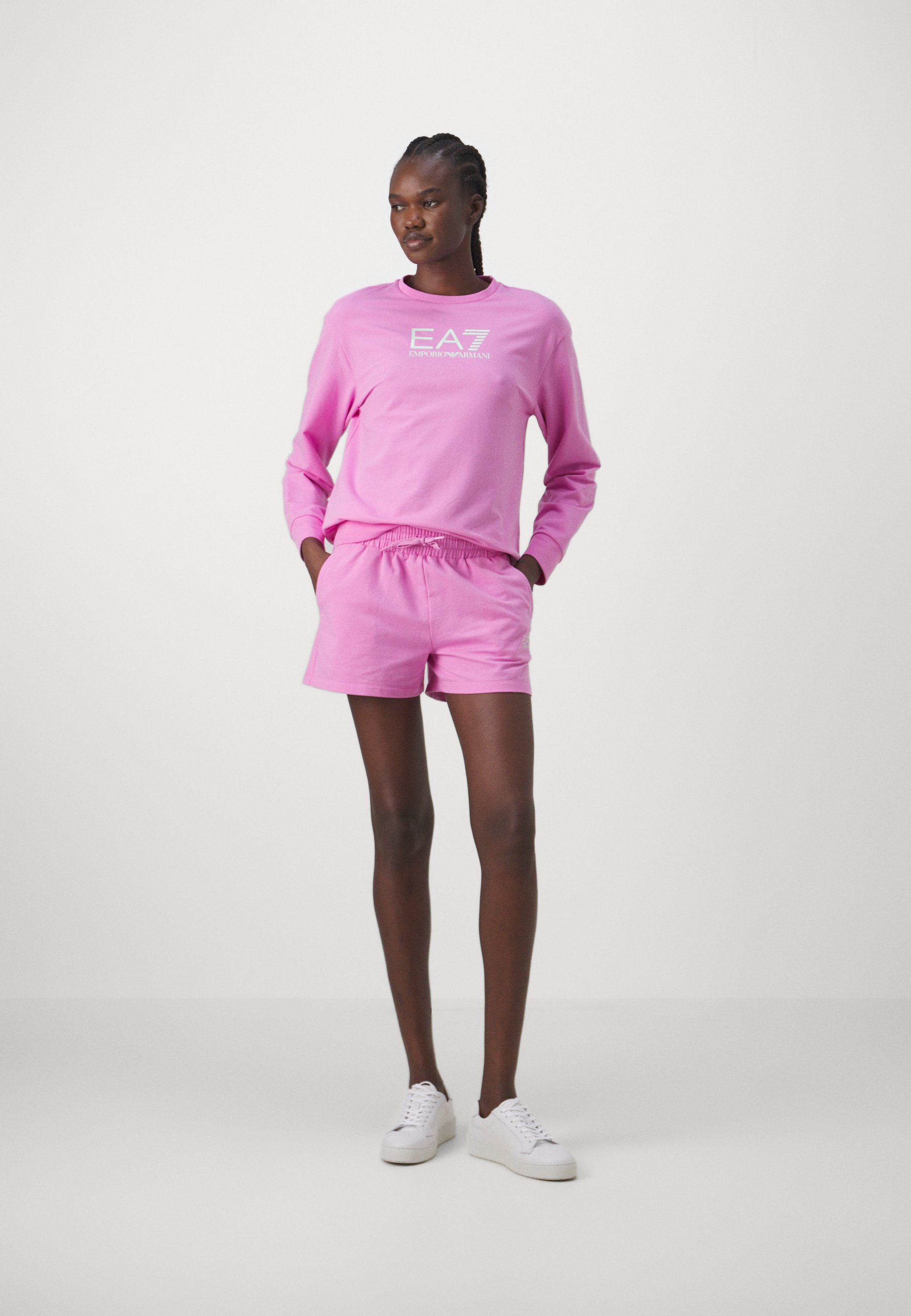 Pink armani tracksuit store