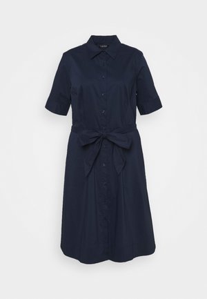 Lauren Ralph Lauren Woman LILLIANNA ELBOW SLEEVE DAY DRESS - Jerseykleid - refined navy ...
