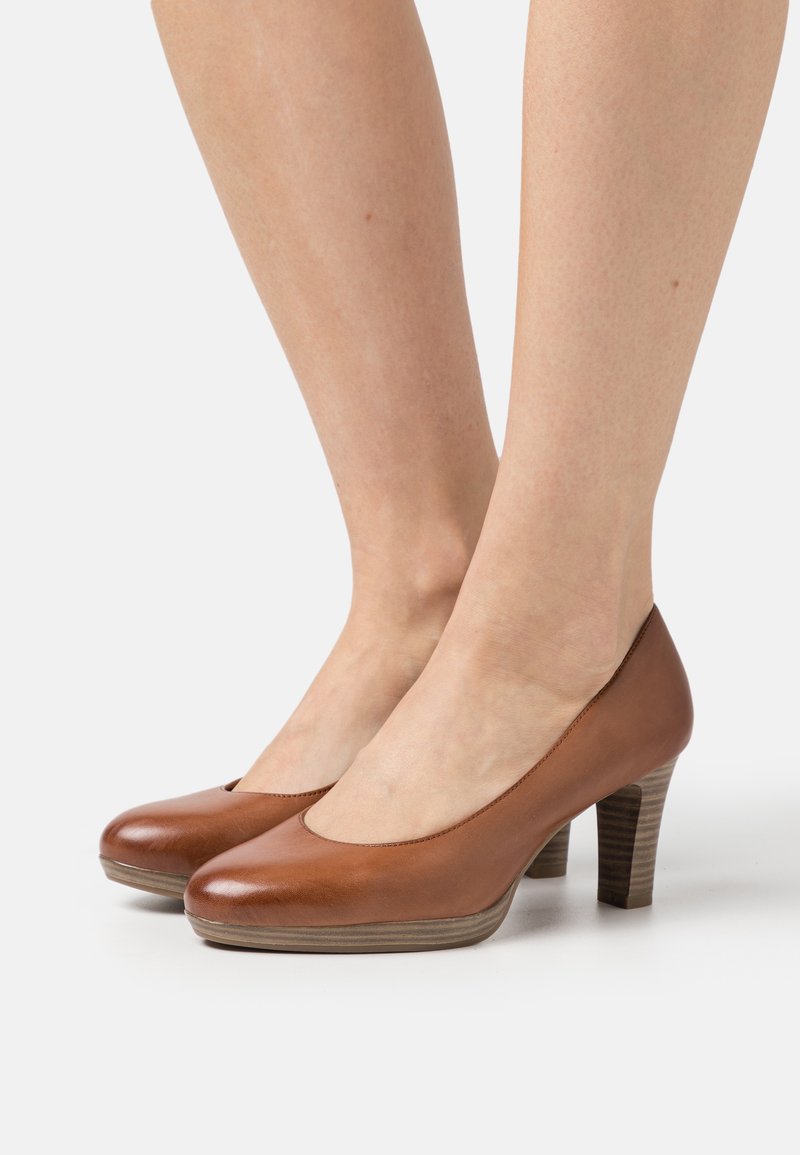 Tamaris Platform heels - cognac - Zalando.ie